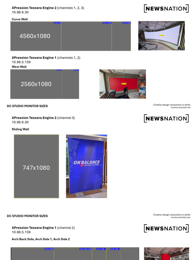Studio 5 Monitor Sizes v8 | PDF