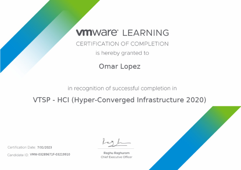 VSTP HCI Omar Lopez Course Completion Certificate | PDF | Business