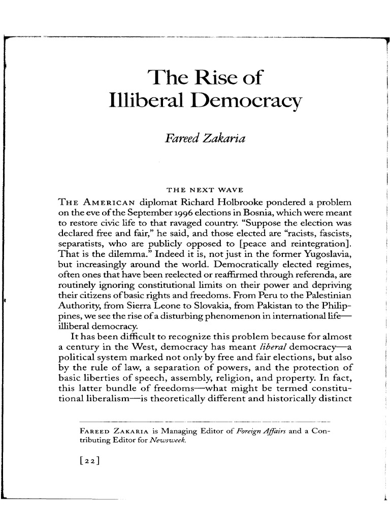Illiberal Democracy | PDF | Politics | Social Science