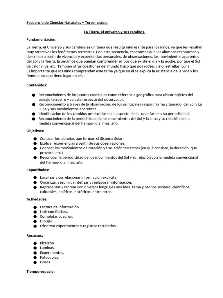 La Tierra, El Universo y Sus Cambios Agosto 2022 | PDF | Luna | Tierra