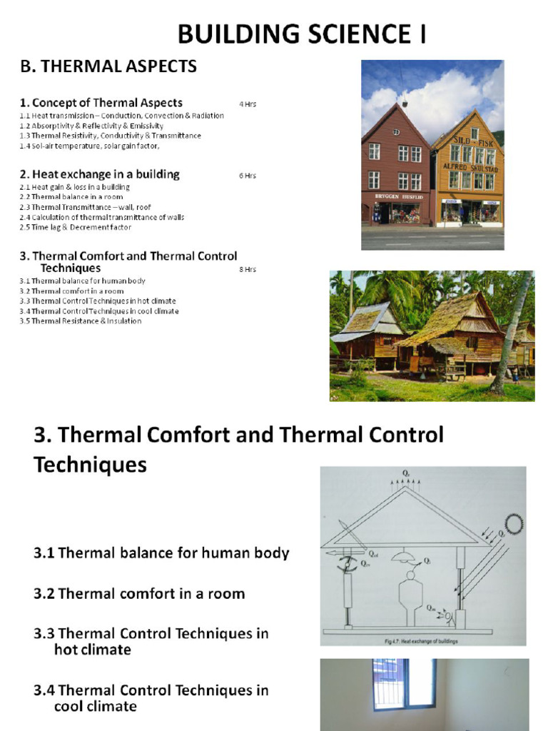 Thermal Comfort and Control Techniques | PDF
