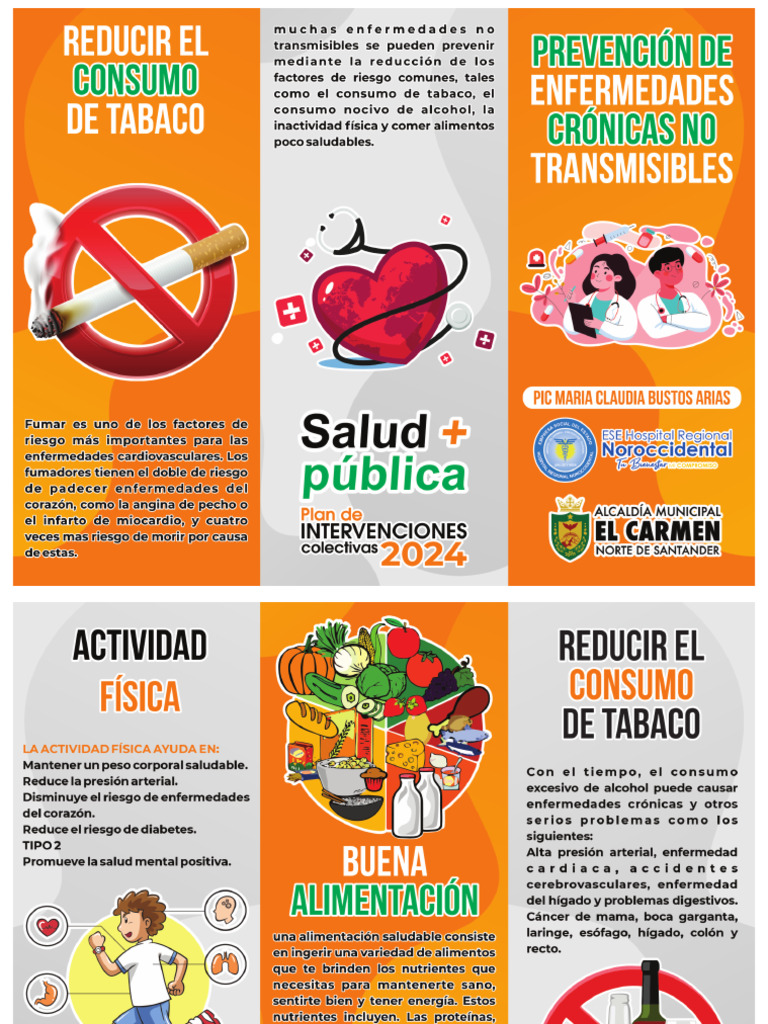 Folleto Consumo de Tabaco | PDF