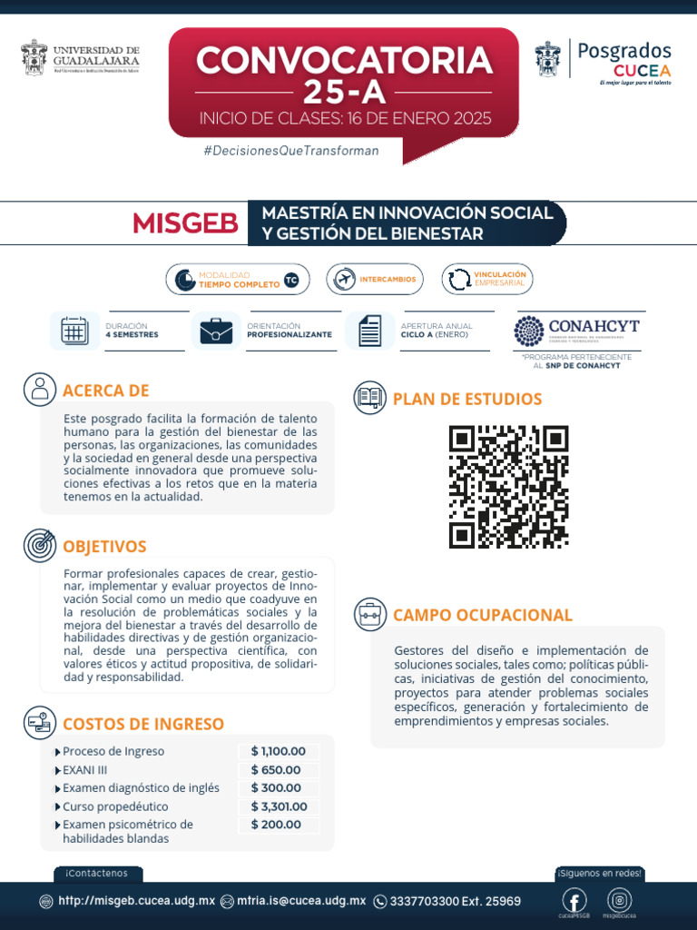 Convocatoria MISGEB 25A | PDF