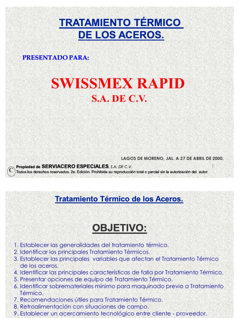 TRATAMIENTOS TERMICOS