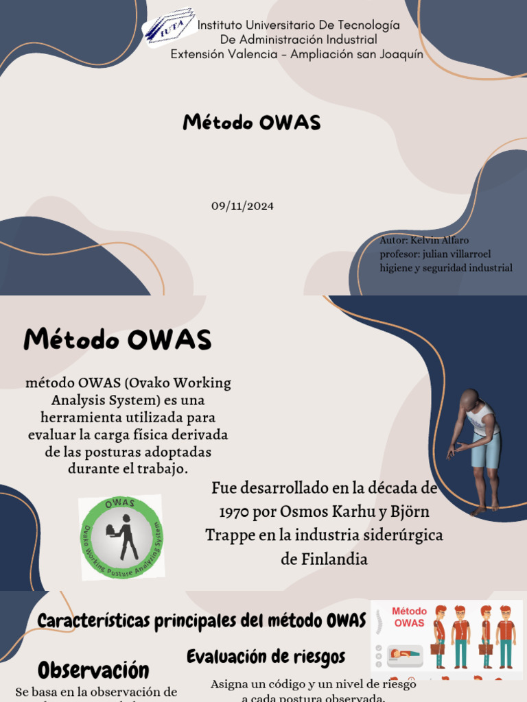 Método OWAS | PDF