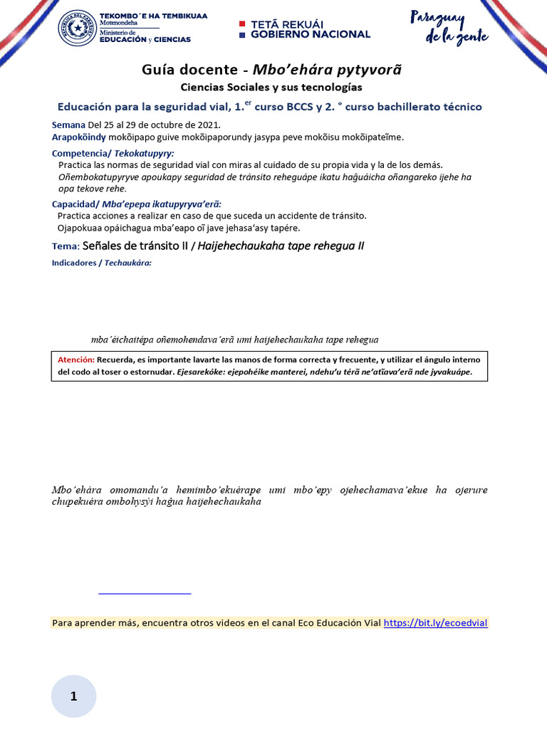 Señales de Transito Plan | PDF | Semáforo | Tráfico