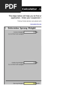 Suspension Motion Ratio Calculations | PDF | Suspension (Vehicle ...