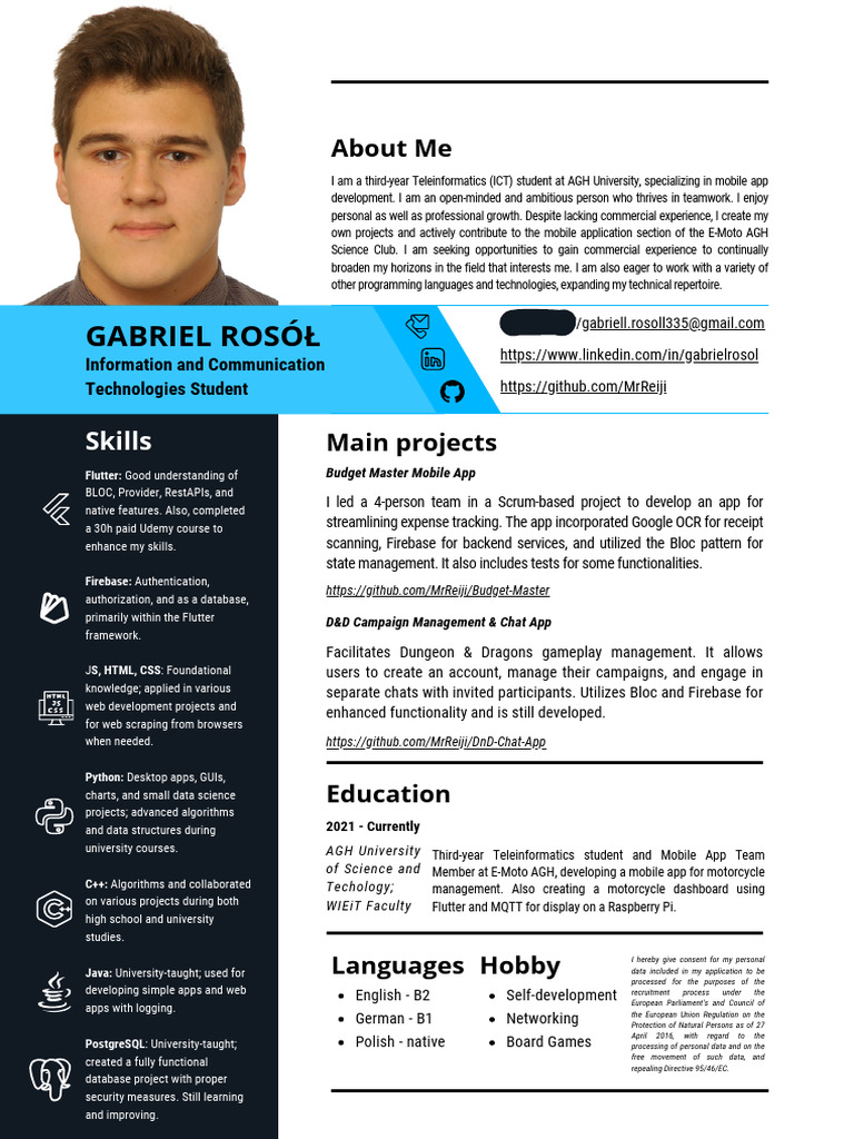 CV - Mobile App Developer | PDF | Mobile App | Web Development CV - Mobile App Developer | PDF | Mobile App | Web Development