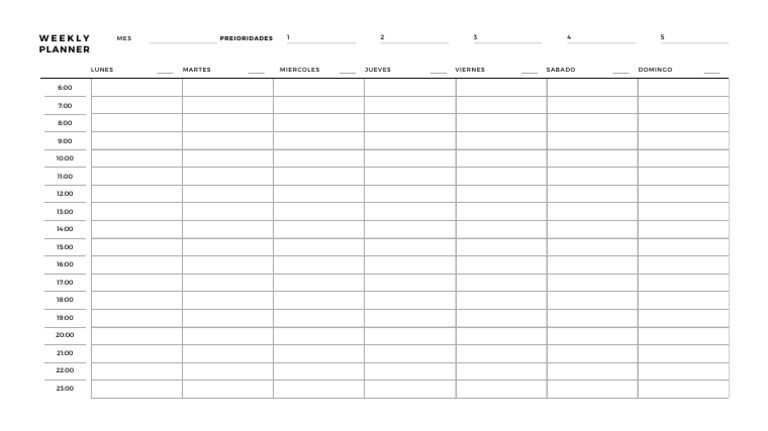 Beige Minimalist Weekly Planner Calendar | PDF | Cooking, Food & Wine ...