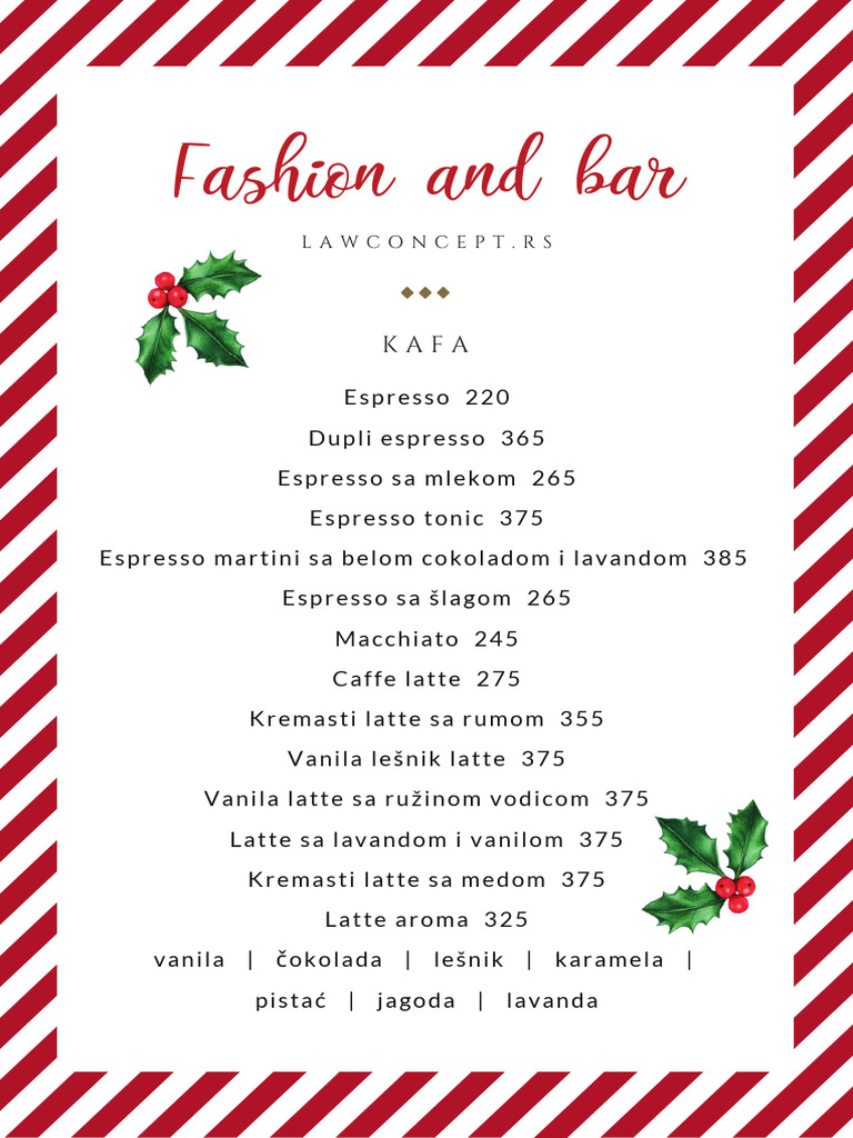 Novogodisnji Meni | PDF