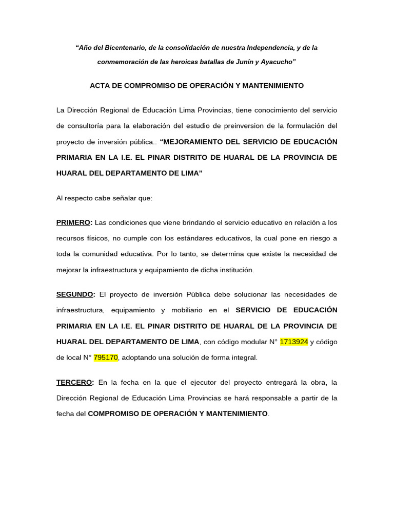 Modelo de Acta | PDF | Negocios