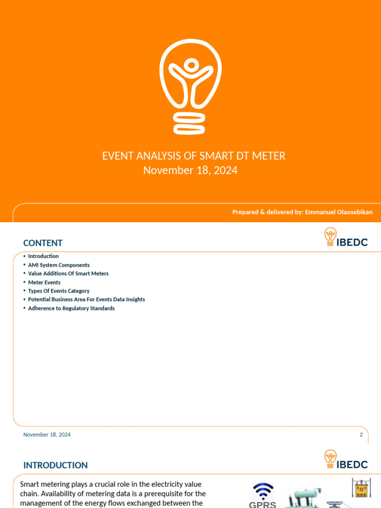 Ami Events Analysis | PDF | Electrical Grid | Information