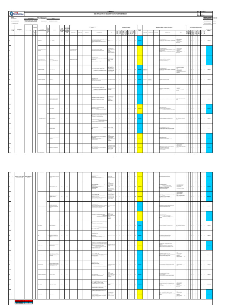 PRO-CS - 614 - IPERC - Control Ante Riesgo de Caídas - Barandas y ...