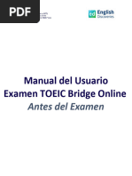 Guia Tecnica Del Evaluado - TOEIC Onlinel | PDF | Internet | explorador de Internet