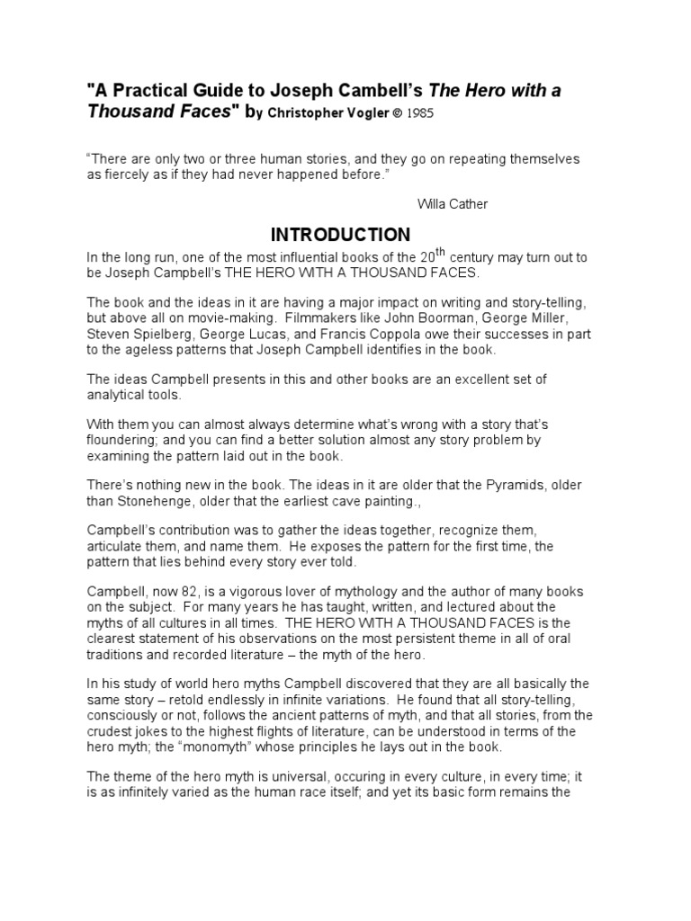 Christopher Vogler's | PDF | Mythology