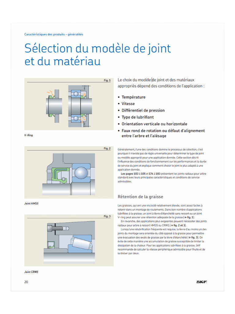 Joint Etancheite Radiaux SKF | PDF