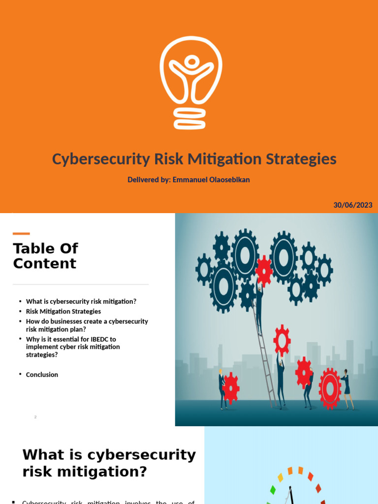 Cybersecurity Risk Mitigation Strategies | PDF | Security | Computer Security