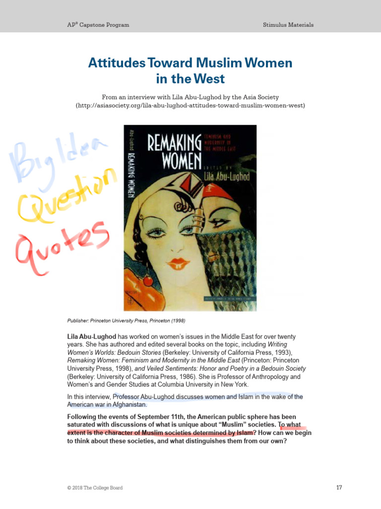 Attitudes Toward Muslim Women in The West | PDF | Hijab | Women In Islam