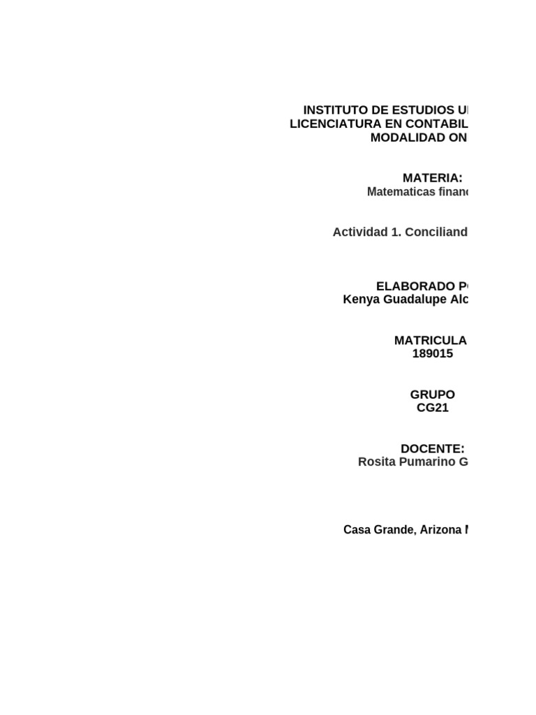 Actividad 2. "Programando Sueños" | PDF | Economias | Dinero