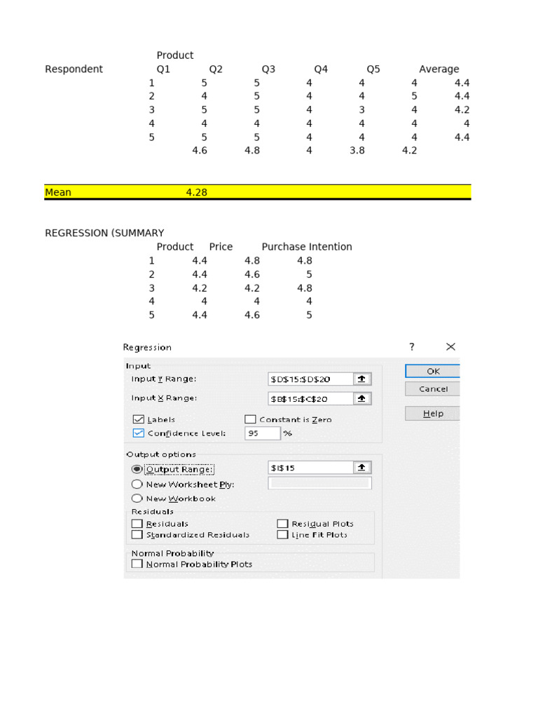 Example for Regression | PDF | Errors And Residuals | Regression Analysis