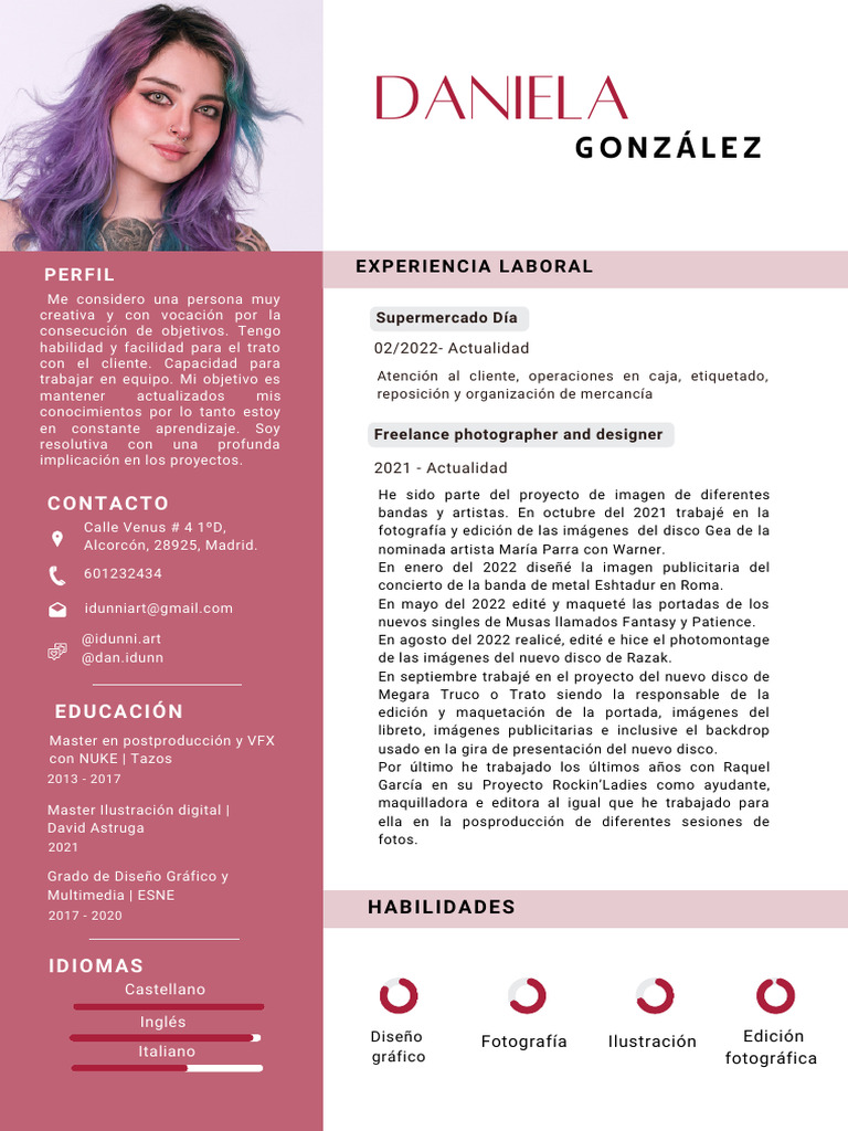 CV Daniela 2022 | PDF