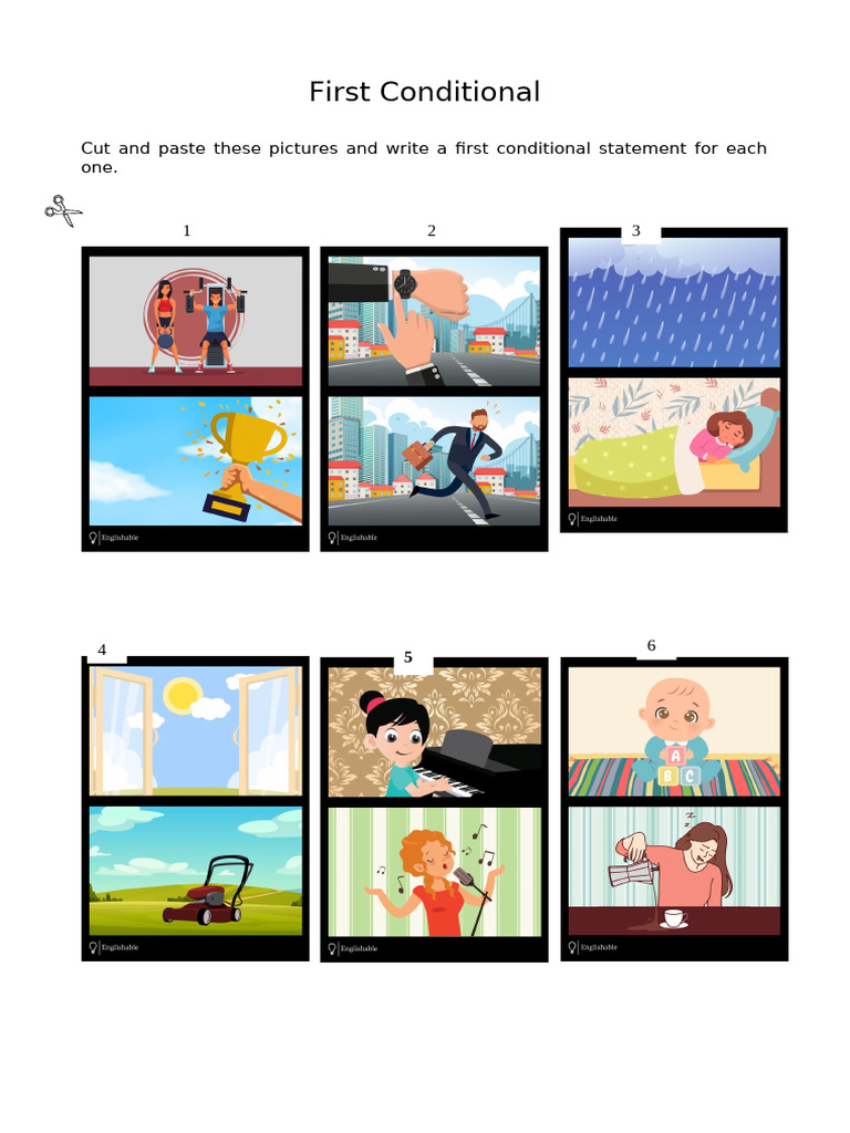 First Conditional Cards - Act | PDF