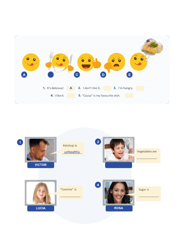 Emoticon and Health Exercise Guide | PDF