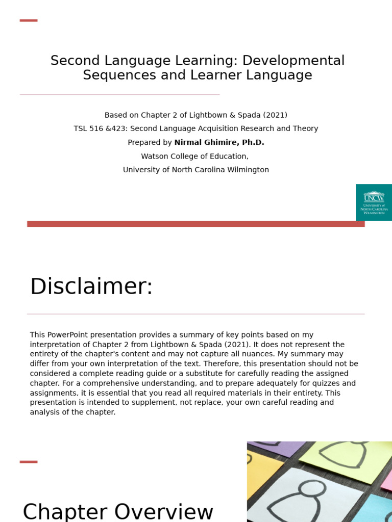 Lightbown & Spada (2021) | PDF | Second Language Acquisition | Question