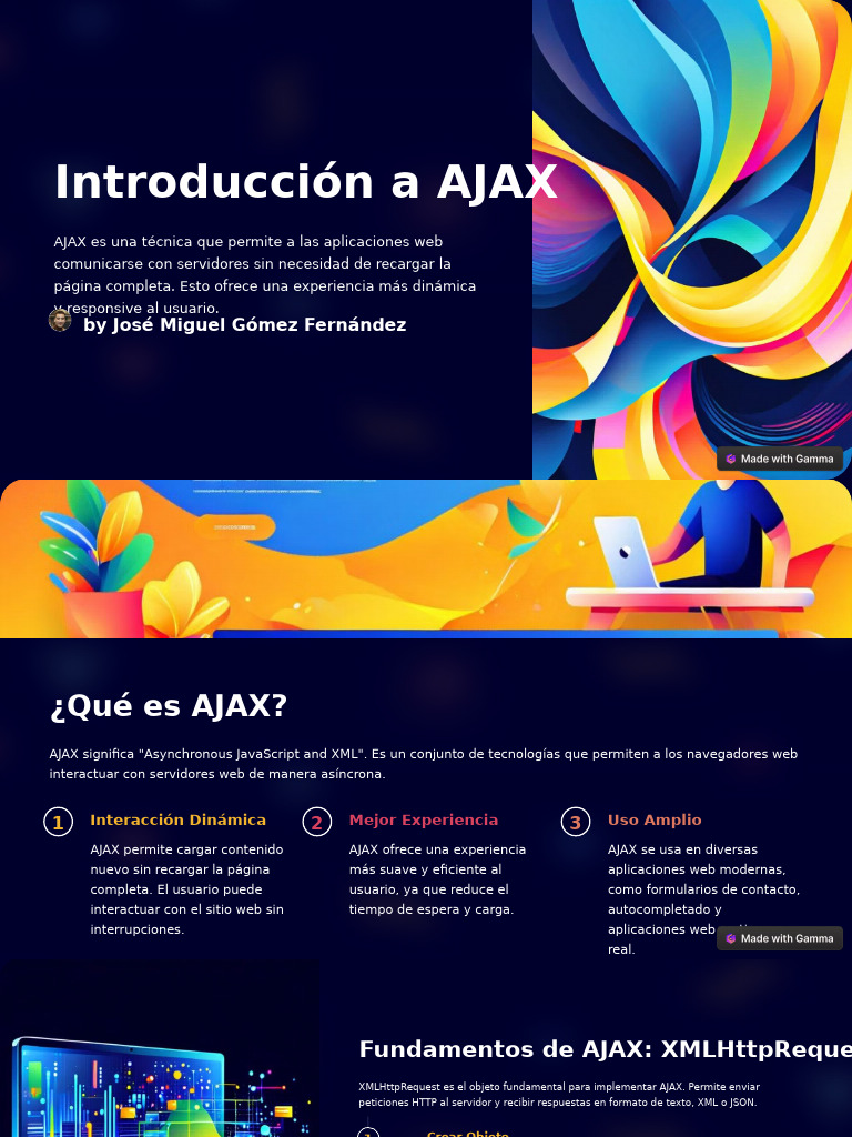 Introduccion A AJAX | PDF | Ajax (Programación) | Servidor web