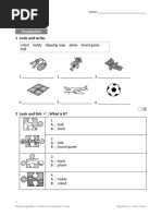 4 - Short o Worksheets - CVC Words | PDF