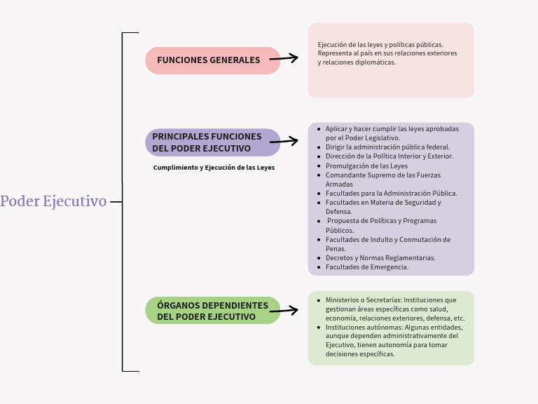 Esquema de Funciones Del Poder Judicial | PDF