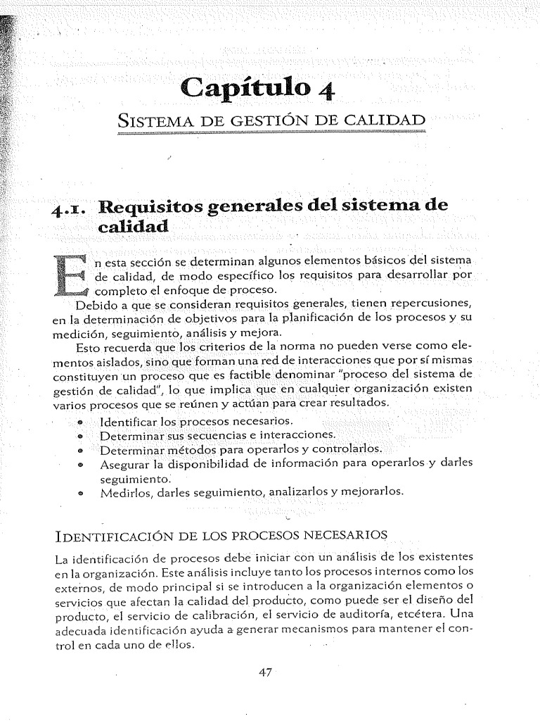 Capitulo 4 Gestion de Calidad | PDF