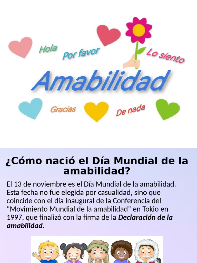 Día Mundial de La Amabilidad | PDF