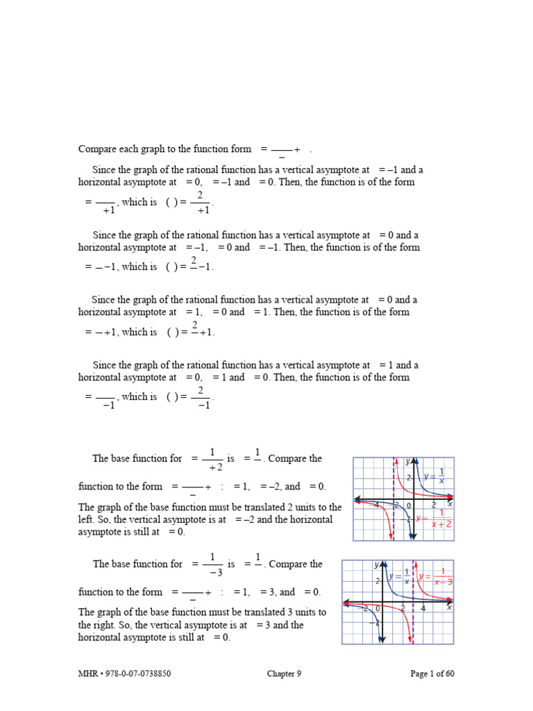 PC12 CH 9 | PDF | Asymptote | Function (Mathematics)