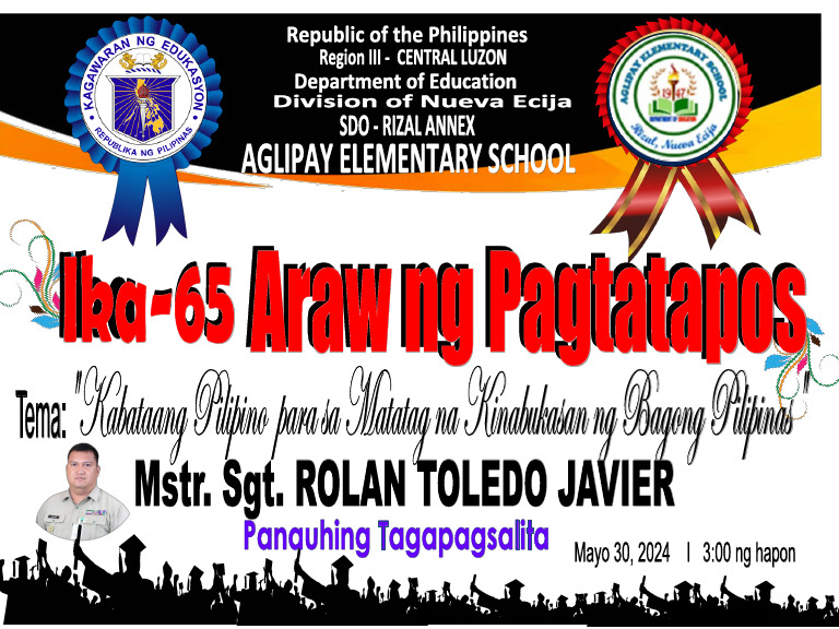 Aglipay Es Graduation Tarp 6 X 8 | PDF