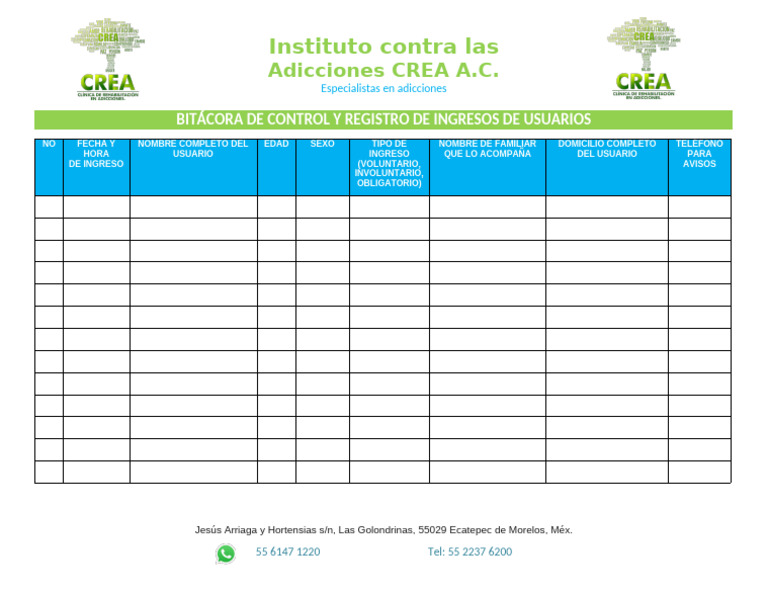 Bitácora de Control y Registro de Ingresos de Usuarios | PDF