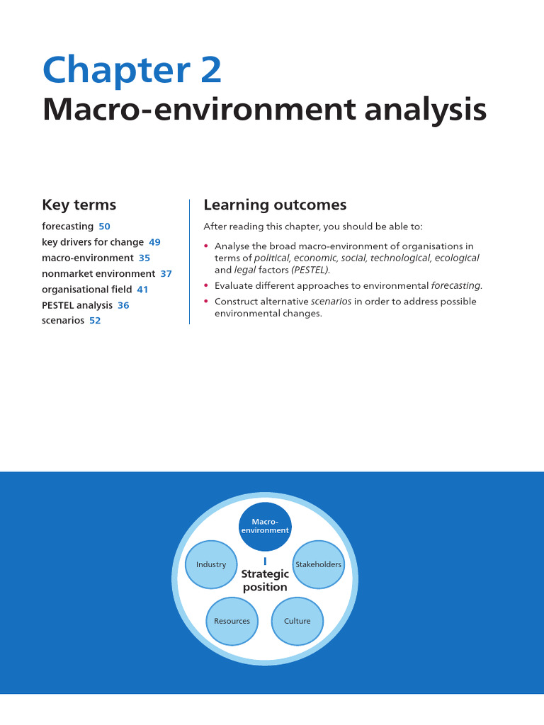 1 Exploring Strategy Text and Cases - (2 Macro-Environment Analysis ...