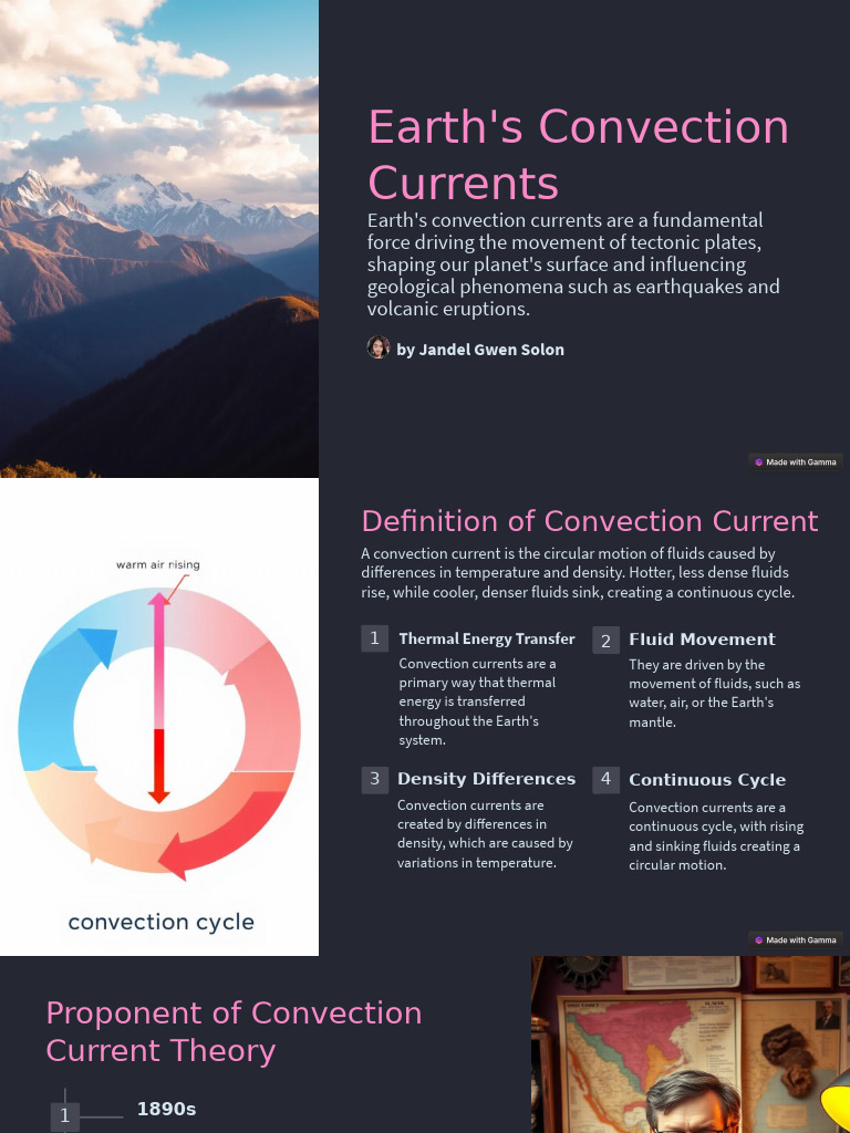Earths Convection Currents | PDF | Plate Tectonics | Convection