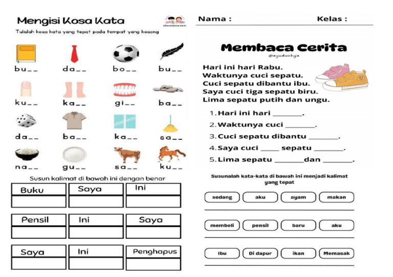 Les Membaca Dan Menulis | PDF
