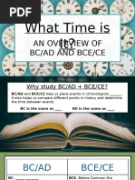 Time and Space: Understanding "BCE," "CE," "BC" and "AD" | PDF | Anno ...