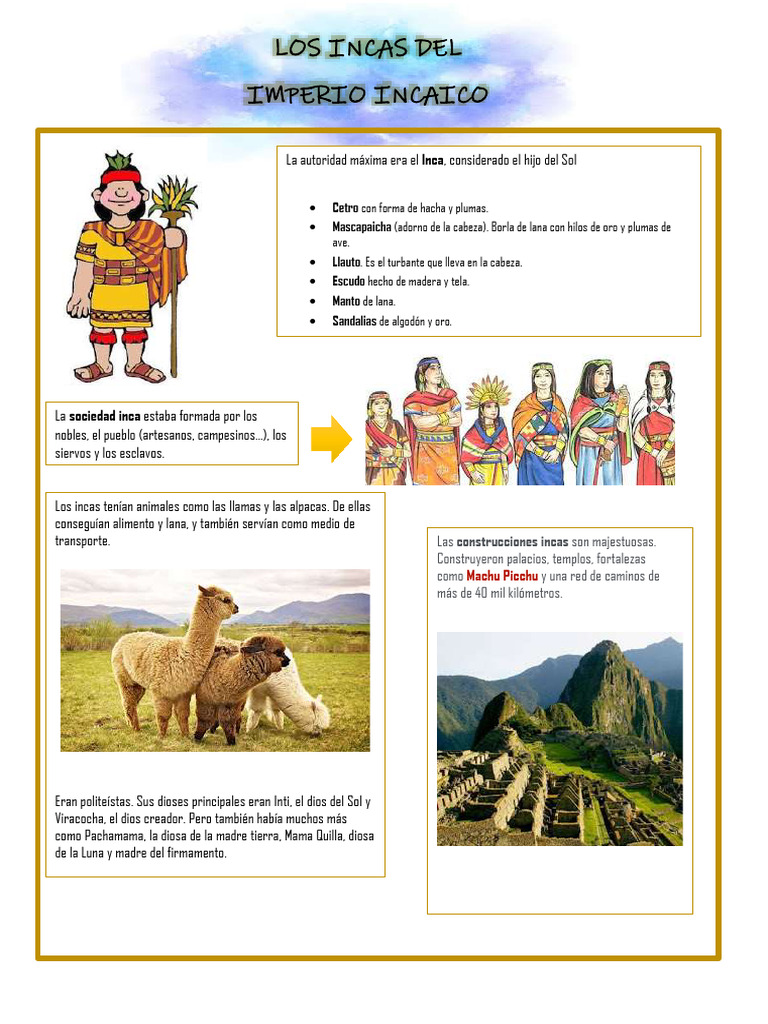 Los Incas | PDF | Historia