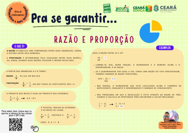 Mapa Mental 27 - Matemática - Razão e Proporção | PDF | Matemática