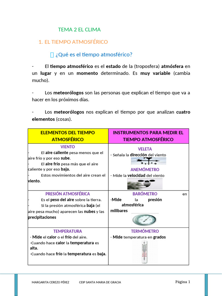 Dinámicas del Aire y el Clima | PDF | Clima | Herida