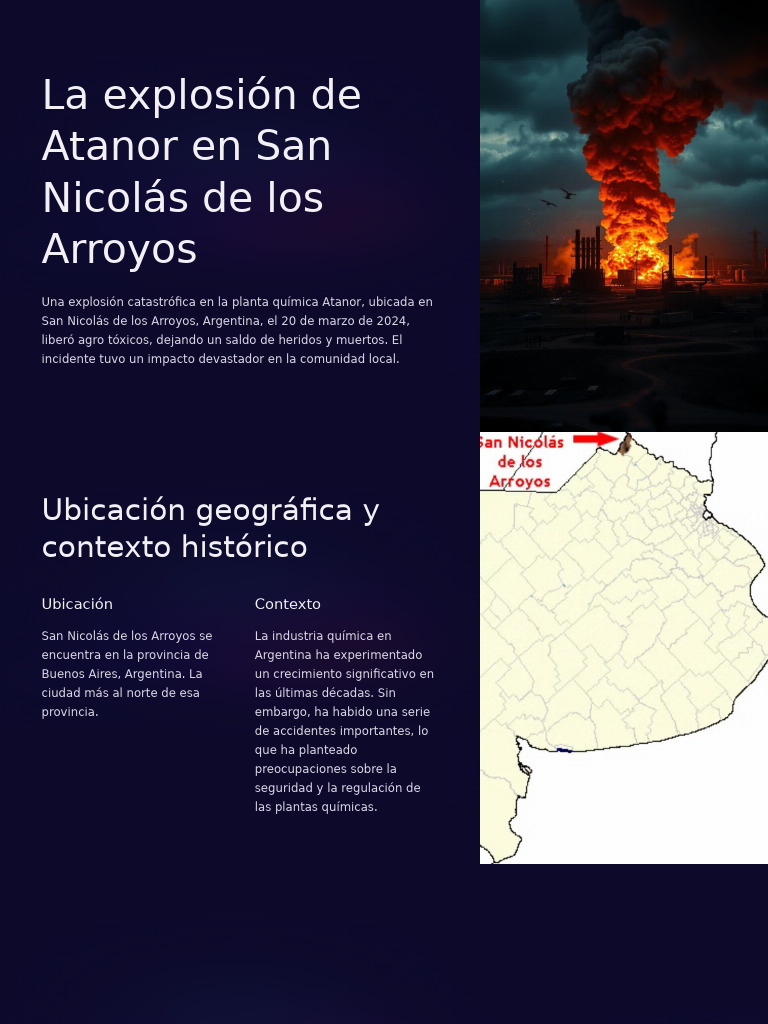 La Explosion de Atanor en San Nicolas de Los Arroyos | PDF | Hogar ...