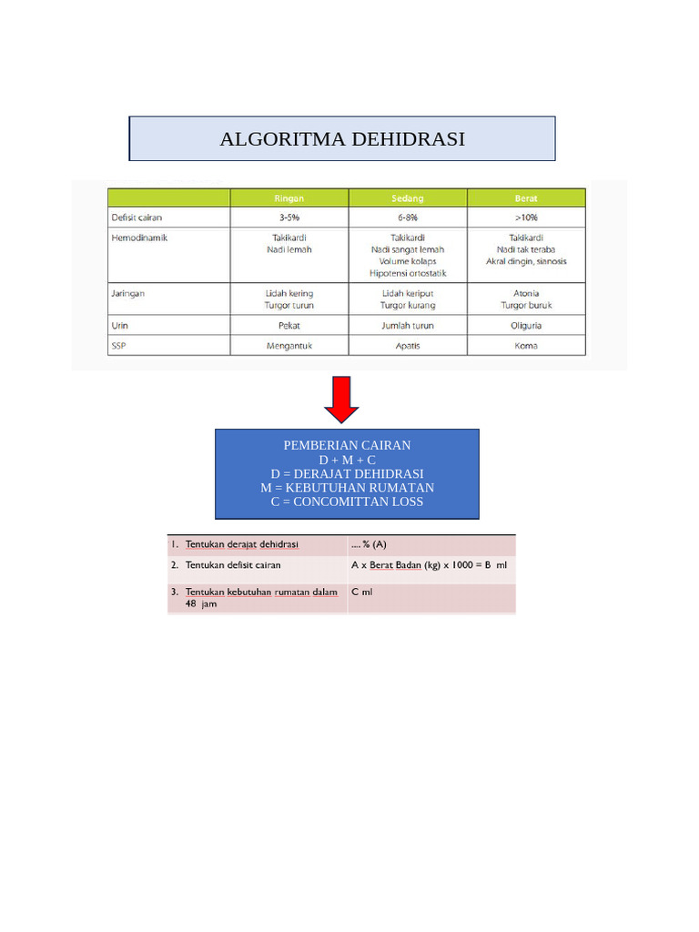 Algoritma Dehidrasi | PDF