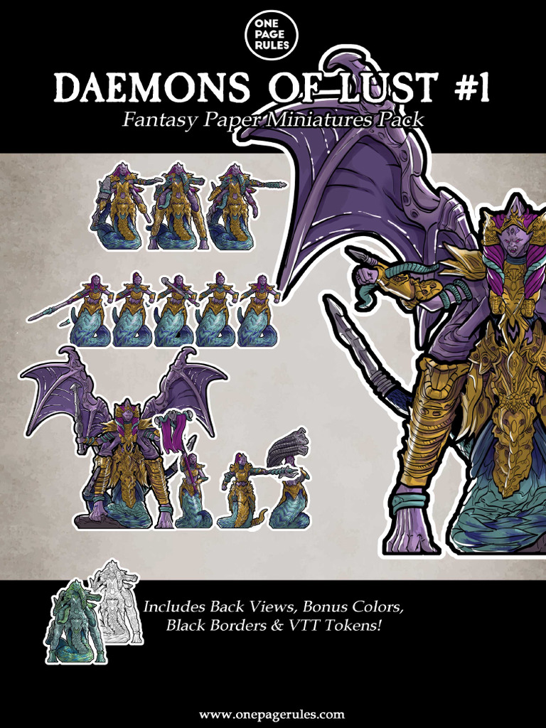 Daemons of Lust Set 1 | PDF