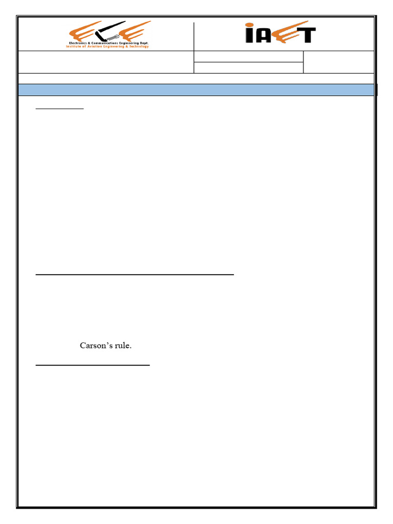 Sheet 4 | PDF | Frequency Modulation | Modulation