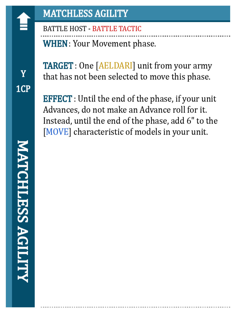 Warhammer 40k 10th Ed. Battle Host - MATCHLESS AGILITY | PDF | History