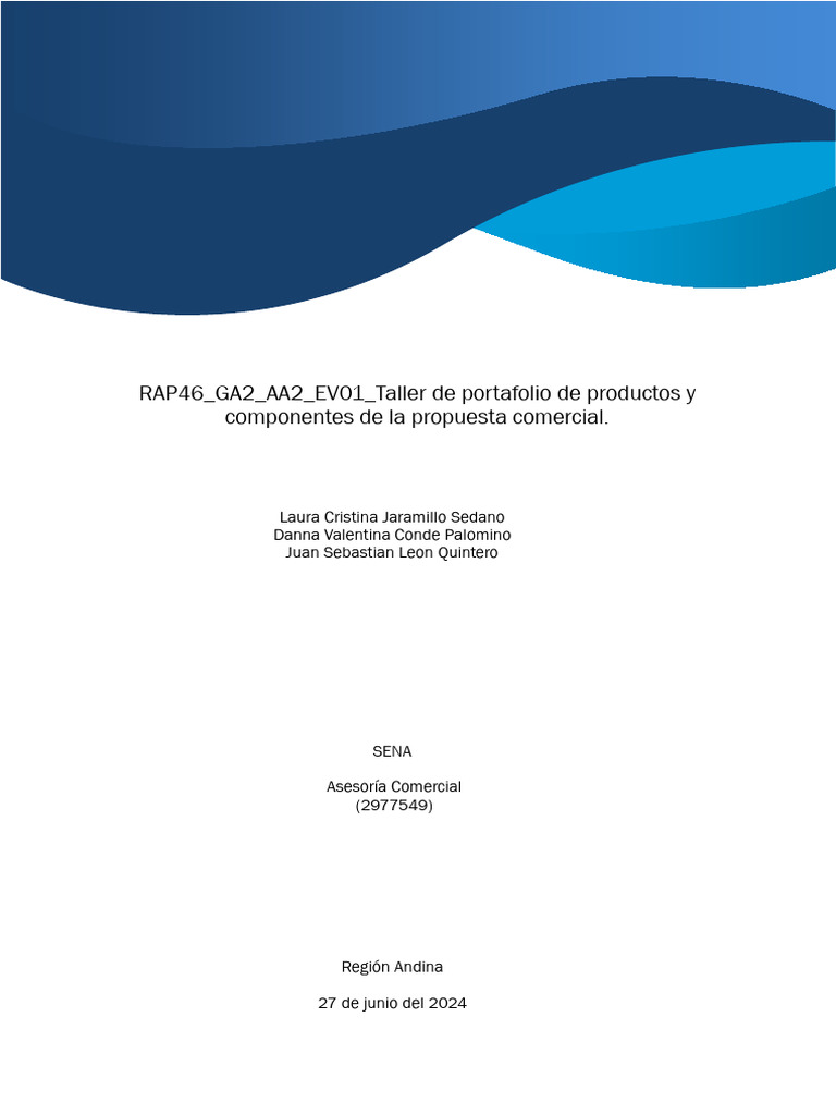 Rap46 Ga2 Aa2 Ev01 | PDF | Producto (Negocio) | Economias