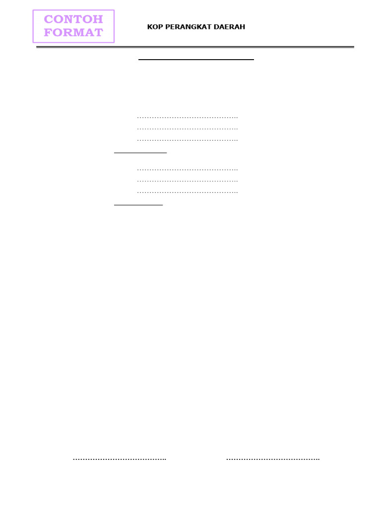 Contoh Format Bast | PDF